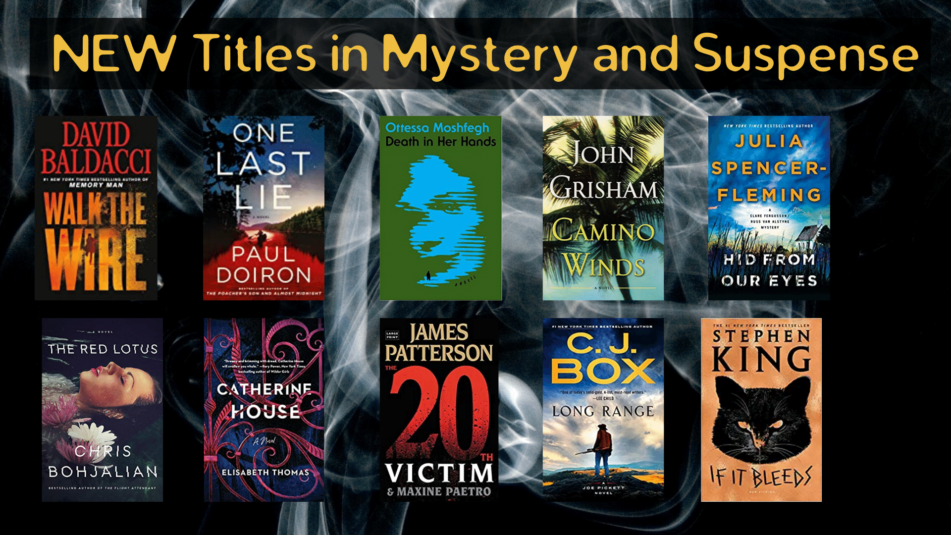 New in Mystery and Suspense | Plainfield Public Libraries